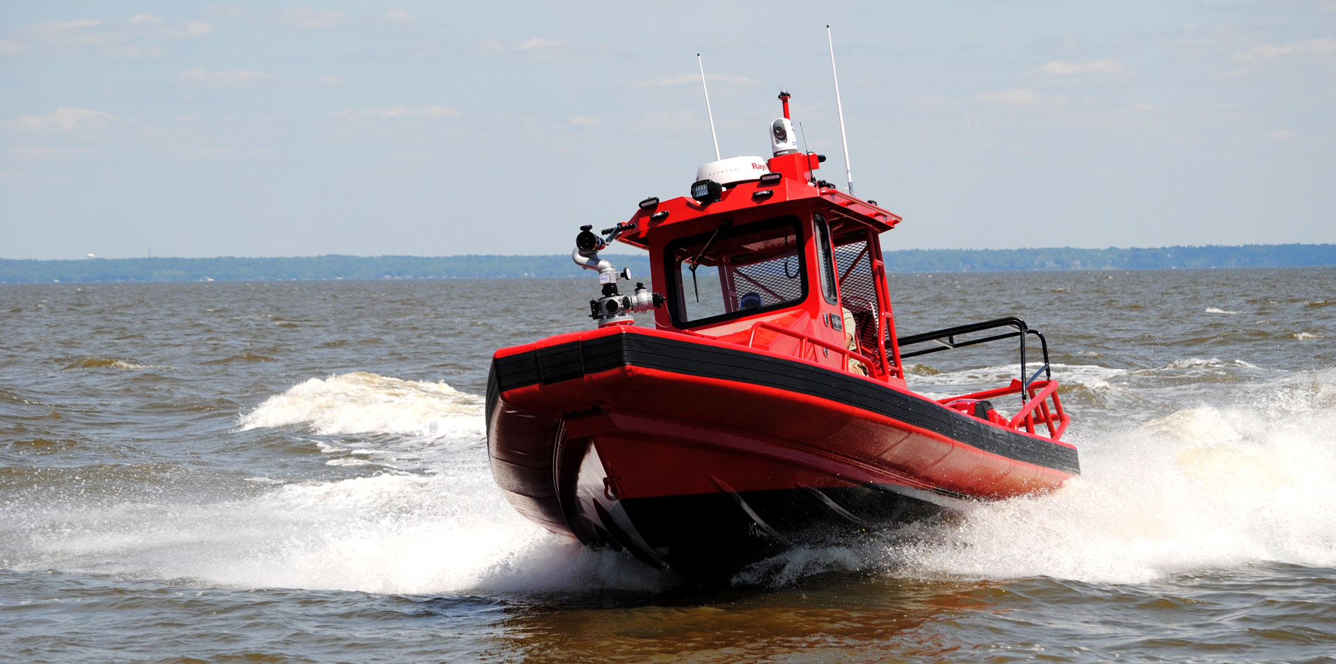 Fire Rescue Boats - Silver Ships Aluminum Fire Boats