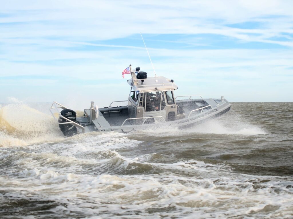 AMBAR 700 Workboat Delivered to Maine Marine Patrol - Silver Ships
