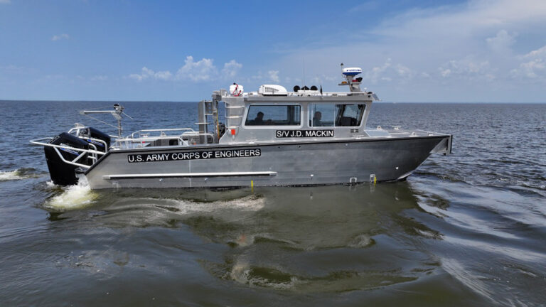 Silver Ships Delivers Catamaran Survey Vessel to USACE Detroit District ...